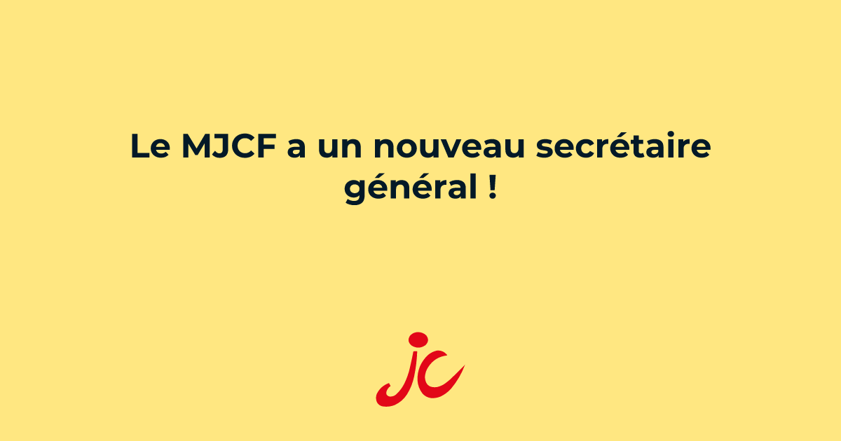 Le MJCF a un nouveau secrétaire général